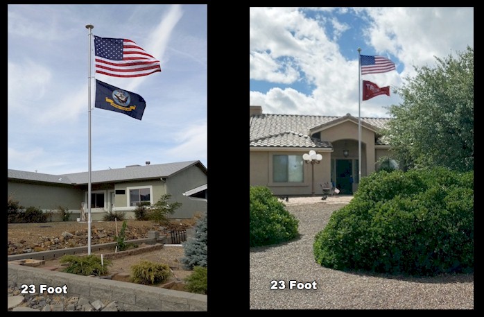 Installed Flagpole Packages Made in USA
